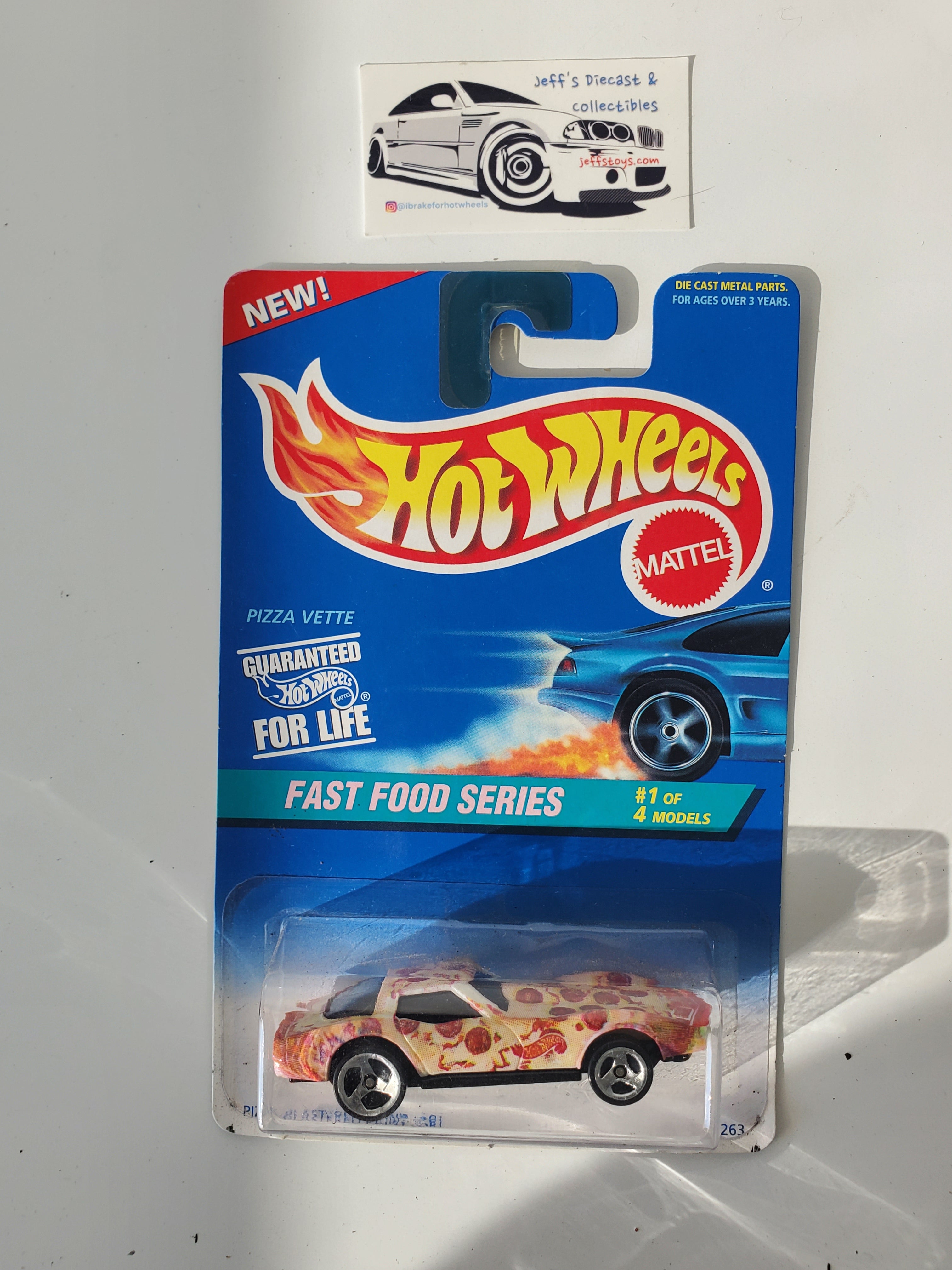 1996 Hot Wheels Corvette Stingray #416 Pizza Vette – Jeff's Diecast ...
